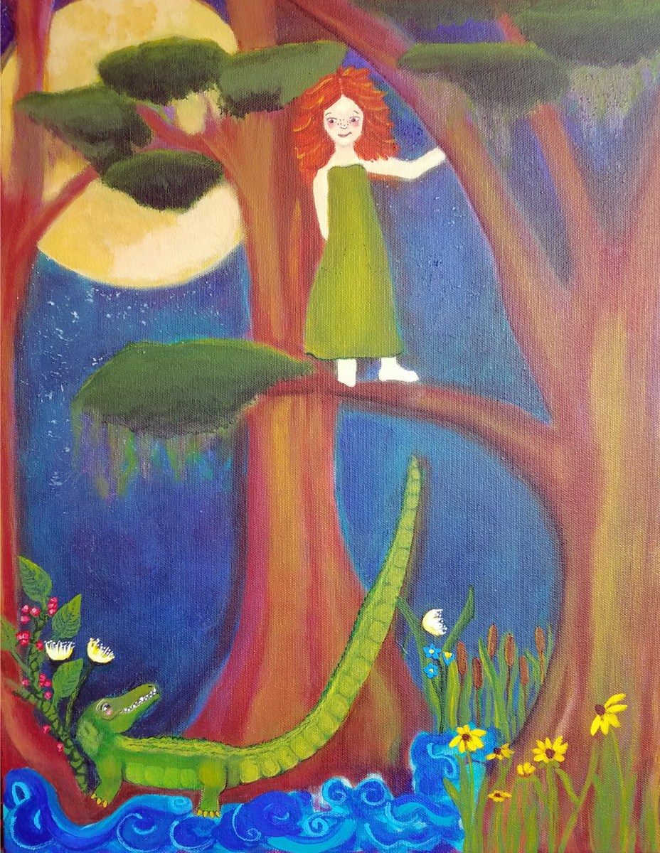 Swamp Girl, A Collaborative Book – Gator Girl Art